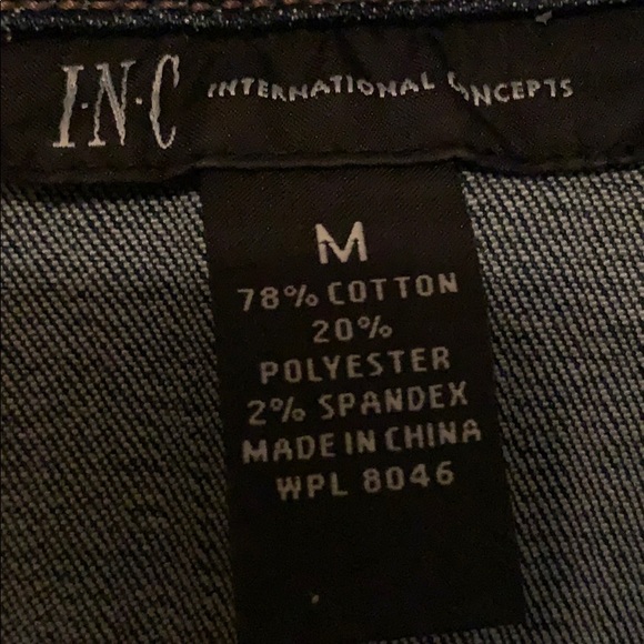INC International Concepts | Jackets & Coats | Inc Jean Jacket With ...